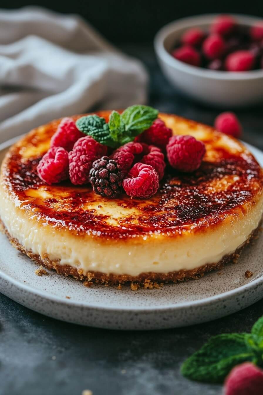 Cheesecake de Crème Brûlée