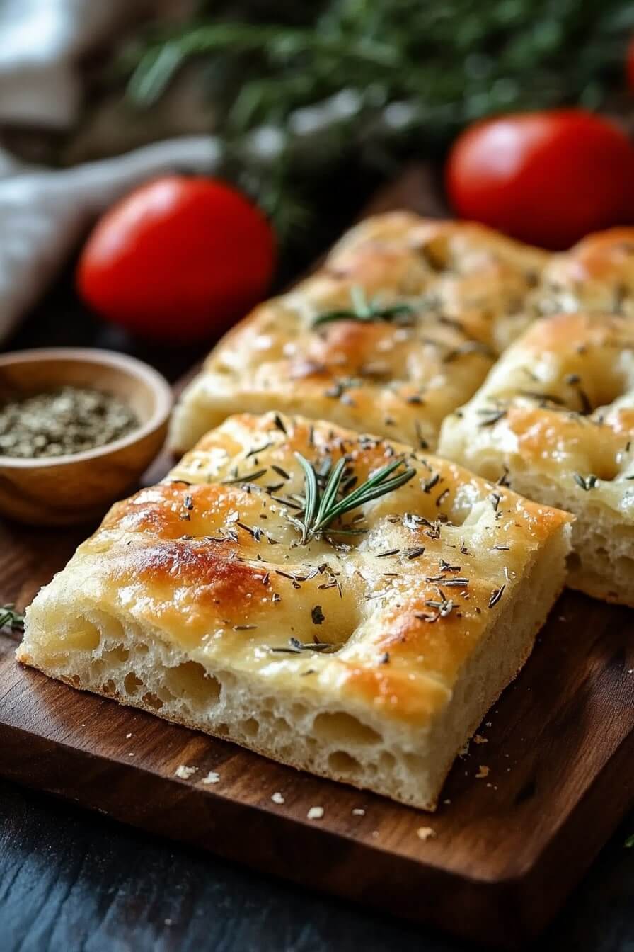 Focaccia Italiana Clásica