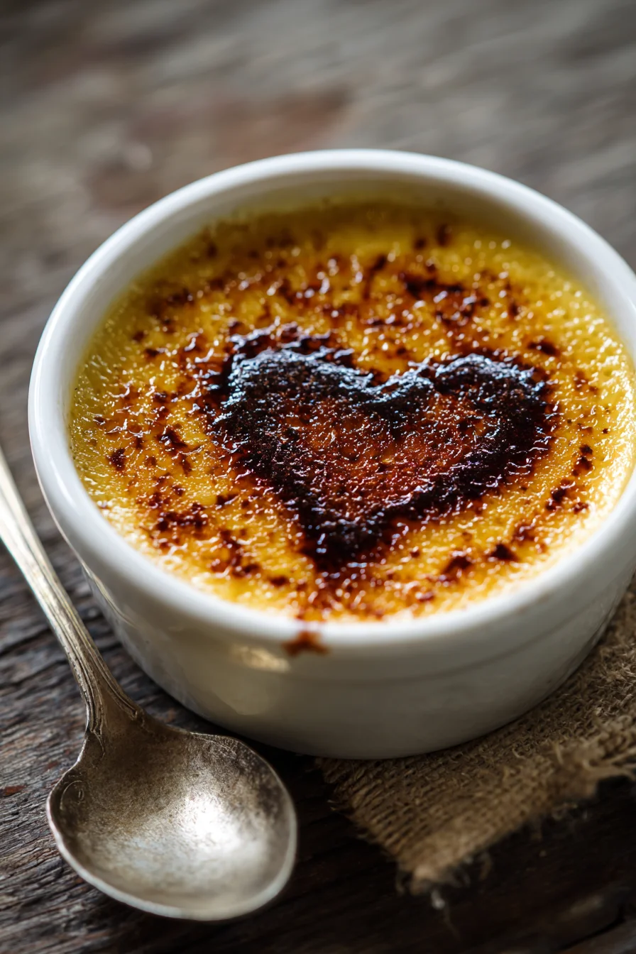 Deliciosa Crema Catalana con Corazón de Azúcar Quemado en Casa - Sofia ...